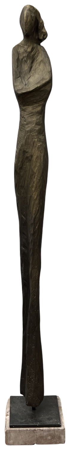 Lady D de Nicola Quici (2021): Escultura Mármol, Madera - Singulart