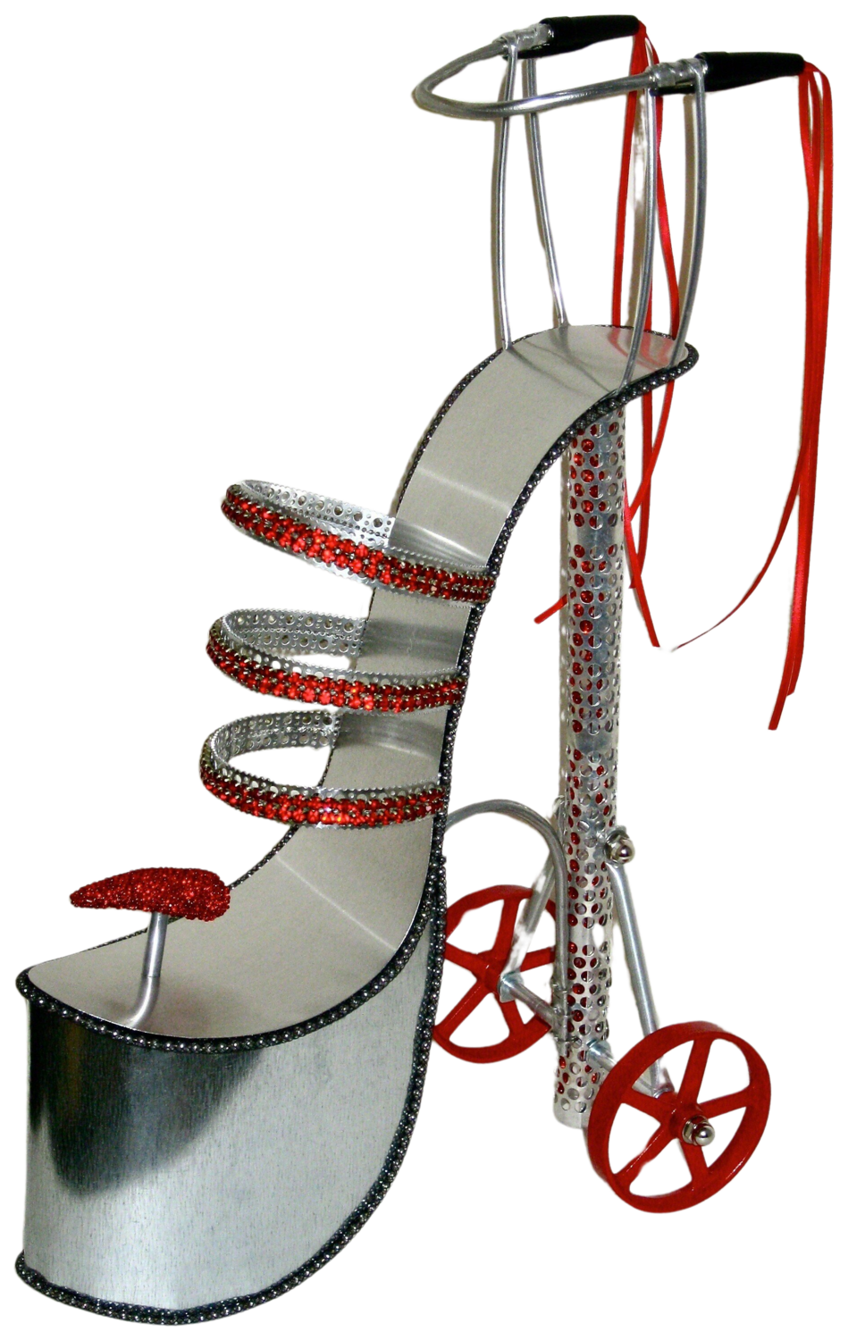 Hell on Wheels by Joyce Zipperer (N.D) : Sculpture Stainless Steel ...