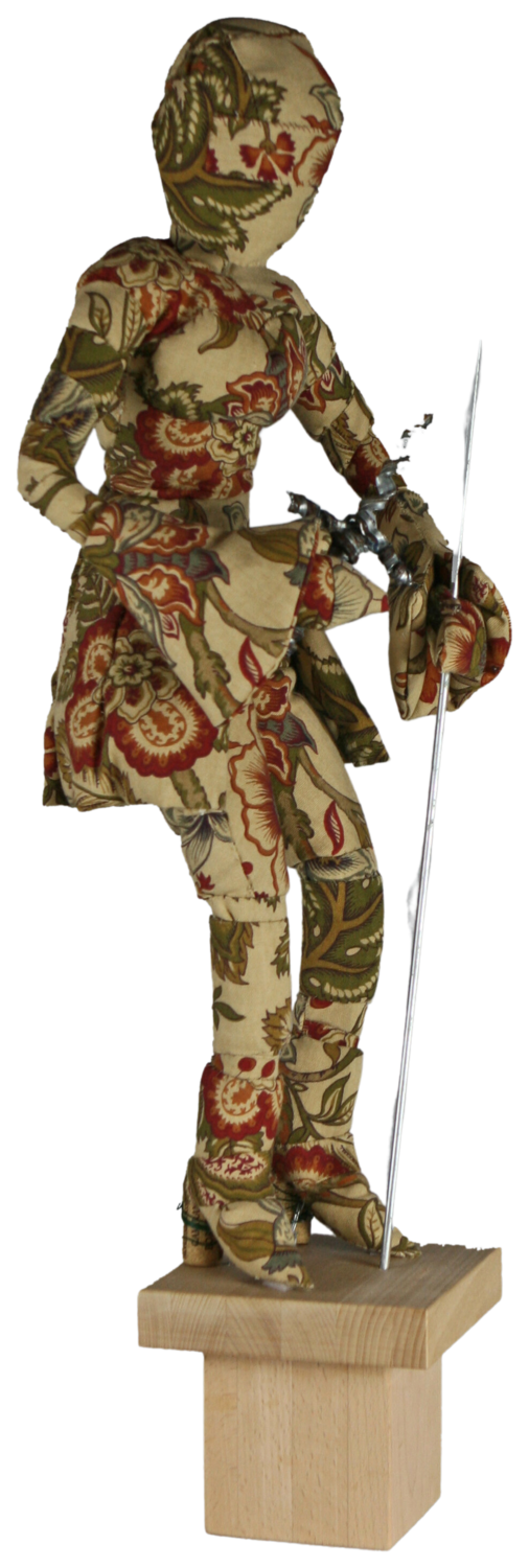 Her Silver Dagger by Cindy Winnick (2018) : Sculpture Textile, Steel ...