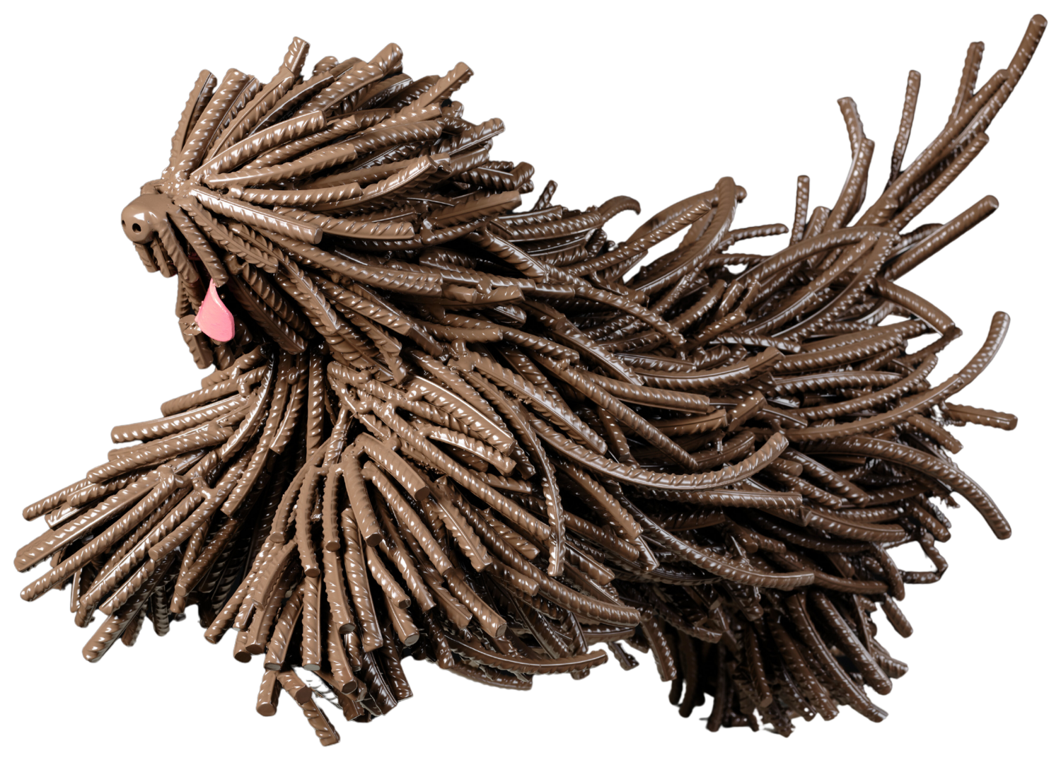 Chocolate Puli Dog de Gabor M Szoke (2024): Escultura Acero - Singulart