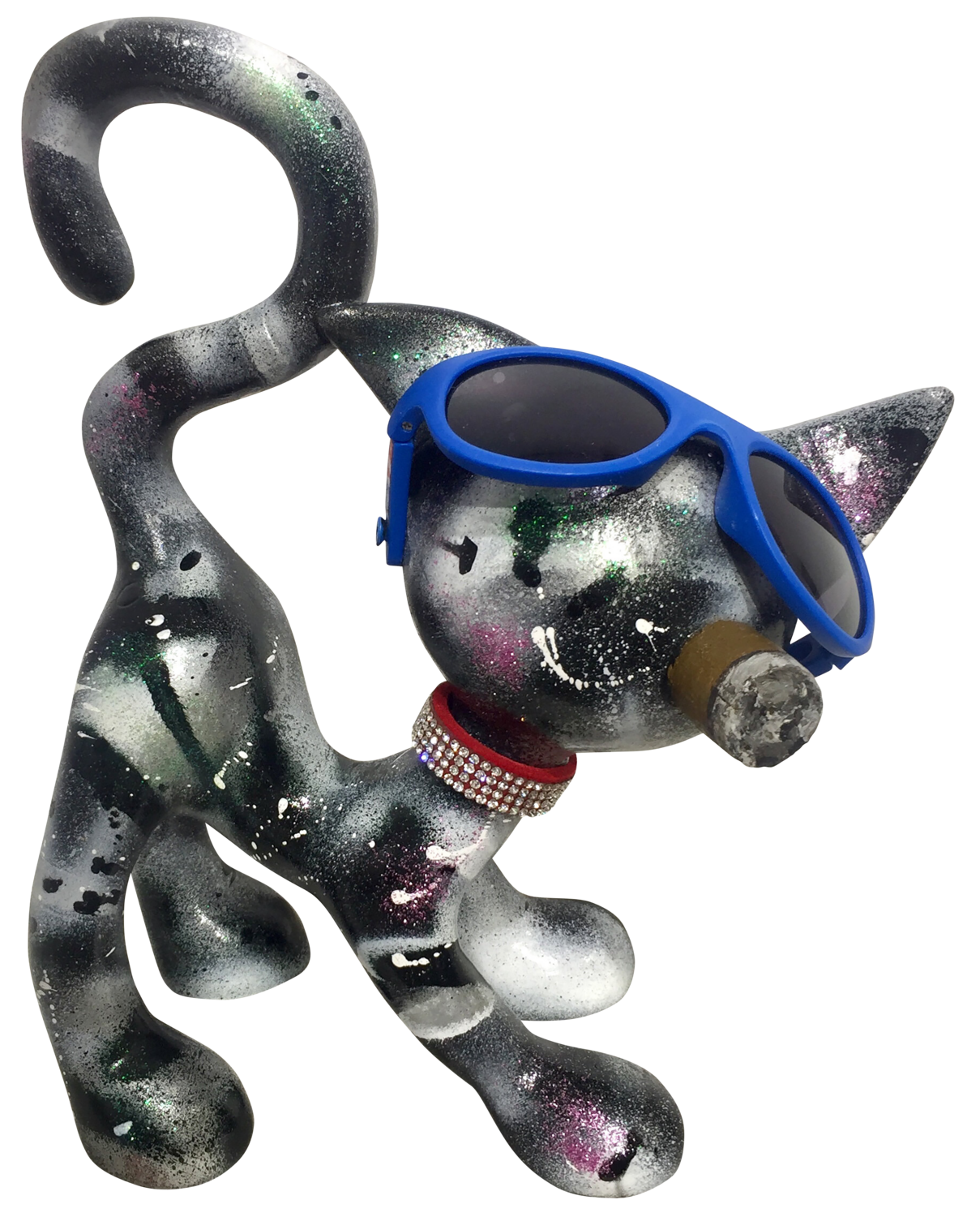 My kitten is a rapper by Patrick Cornée (2022) : Sculpture Resin ...