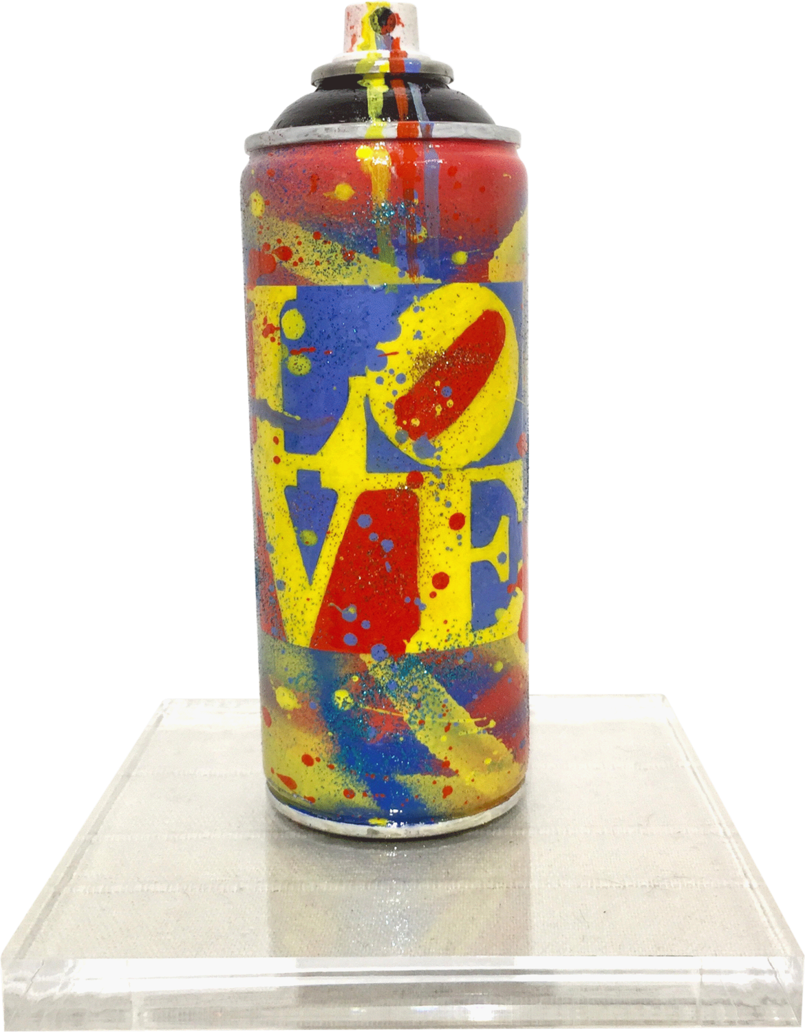 Spray can, Love III, red, yellow and blue de Patrick Cornée (2020 ...