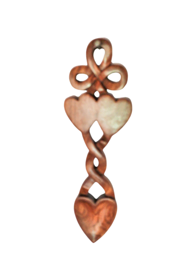 Celtic Knot With Double Heart Love Spoon von Bernard Ncube (2025 ...