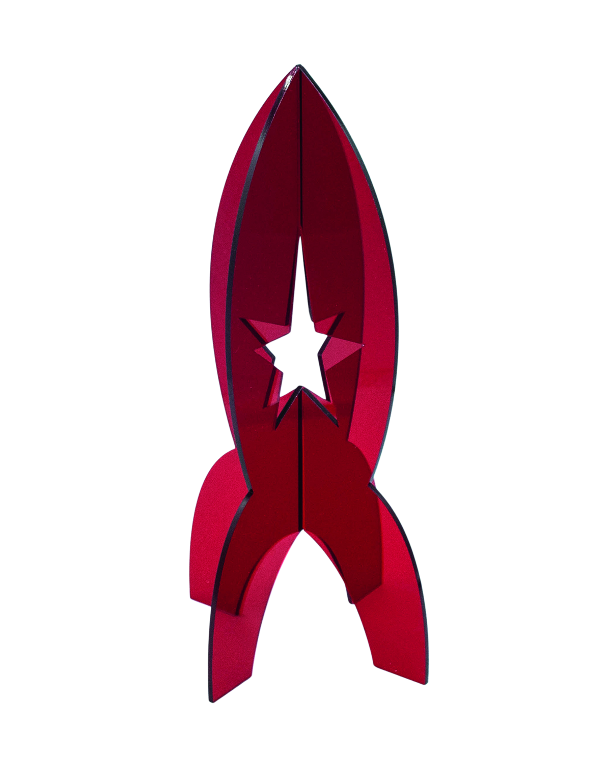 RED ROCKET de Tino Nitschke (2022) : Sculpture Acrylique - Singulart