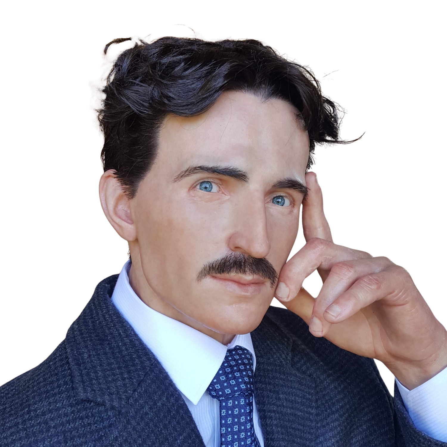 Life-Size Hyper-Realistic Nikola Tesla Model di Olga Chrysa Papitsa ...