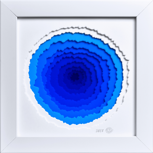 Icy Abyss by Olga Skorokhod (2022) : Sculpture Paper - Singulart